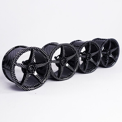 Custom 4 pcs Carbon wave rims for LEGO 42115 42083 1:8 scale, Cada ...