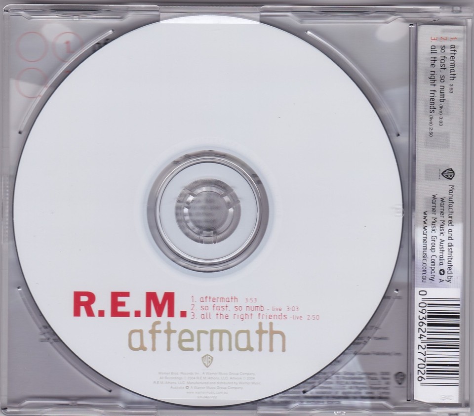 R.E.M. rem - Aftermath - CD (3 x Track Australia) | eBay