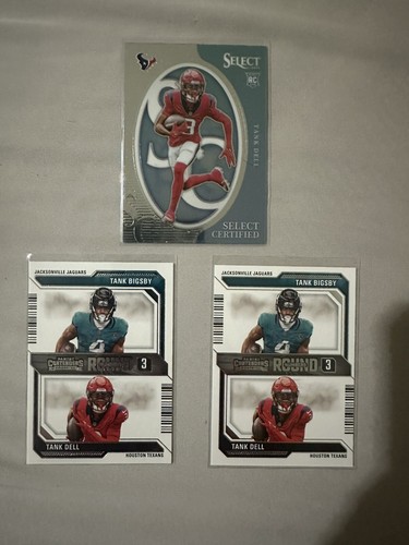 23-24 Tank Dell NFL RC Sports Cards Lot X3 | eBay