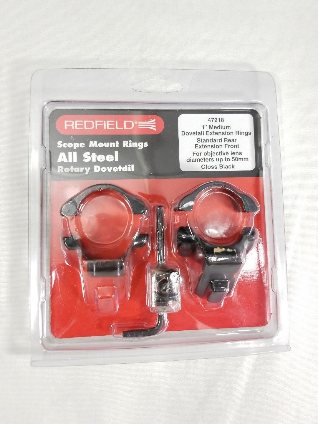 Redfield Mounts 1in Rotary Dovetail Steel Rifle Scope Rings - Medium ...