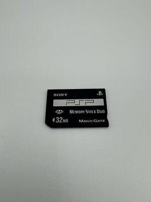 Official Sony PSP 32MB Memory Stick Duo MagicGate PlayStation Portable ...