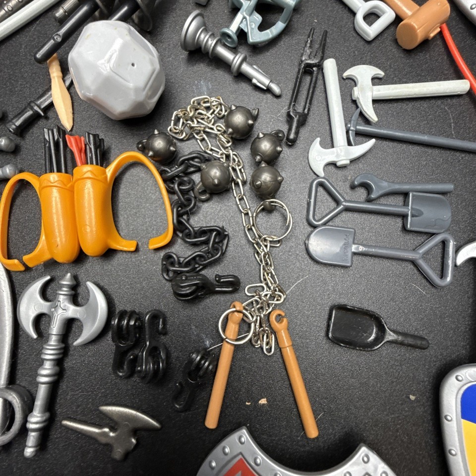 playmobil Swords, Spear, Joust Tools, Arrows, Shields Weapons knight ...