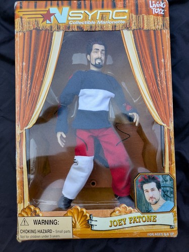 2000 NSync Collectible Marionette Doll Joey Fatone Living Toyz In Box ...