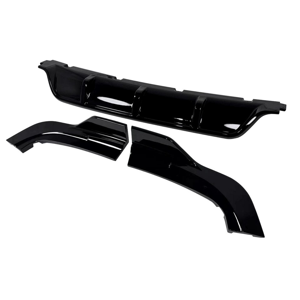 ABS Rear Bumper Lip Diffuser Kit For BMW X5 F15 Base 2014-2018 Glossy ...