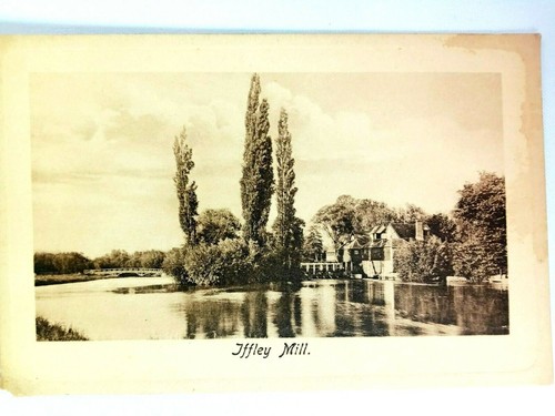 Vintage Postcard Iffley Mill Lake and Home Scene Oxfordshire England | eBay