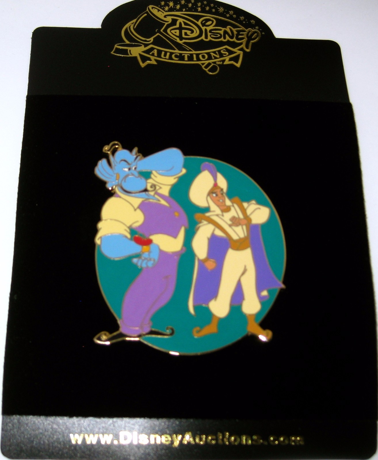 RARE New LE 100 Disney Auctions Pin Aladdin Genie Lamp Robin Williams ...