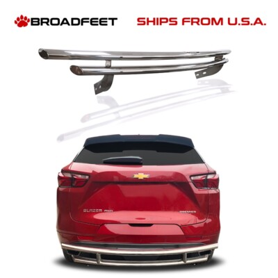 Fits 2019-2022 Chevrolet Blazer Black Rear Double Layer Bumper ...