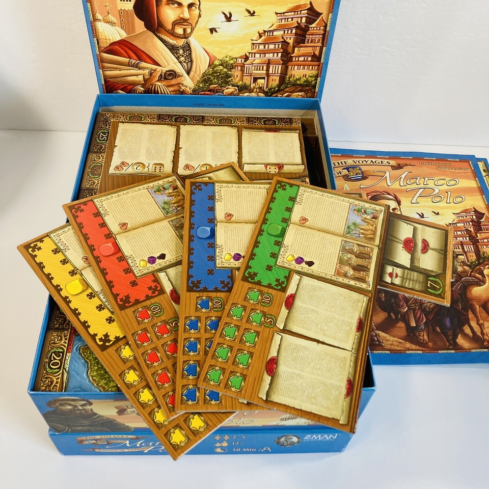 THE VOYAGES OF MARCO POLO COMPLETE BUNDLE board game base + 3 ...