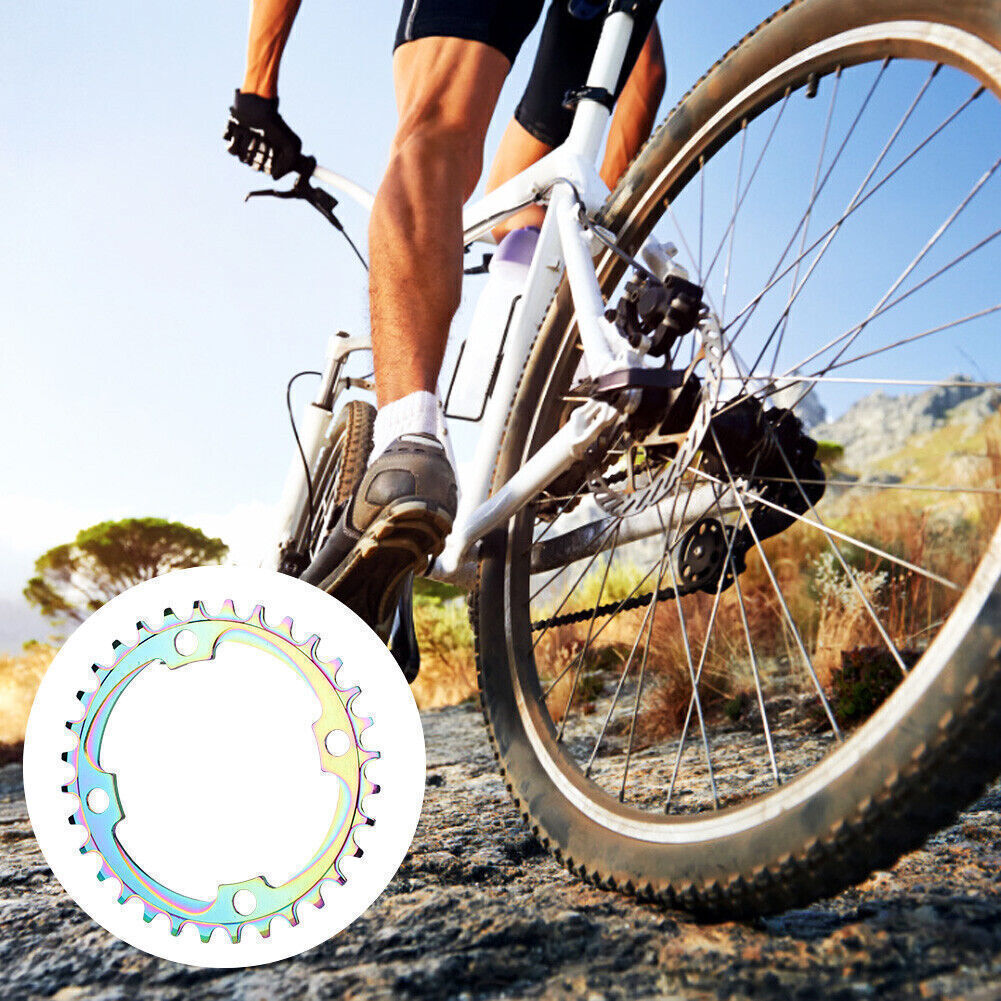 Aluminum Alloy Hollow Integral Single Speed Bike Crank Ring Chain Wheel ...