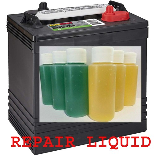 LIQUID SOLUTION REFURBISH Fix REPAIR RENEW GOLF CART BATTERIES BATTERY ...