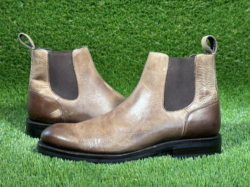 🔥Wolverine BLVD Brown Leather Slip On Chelsea Boots | W990121 | Mens 8. ...