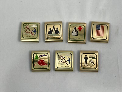 SET OF 7 Vintage Boy Scouts of America Skill Awards BSA Belt Loop ...