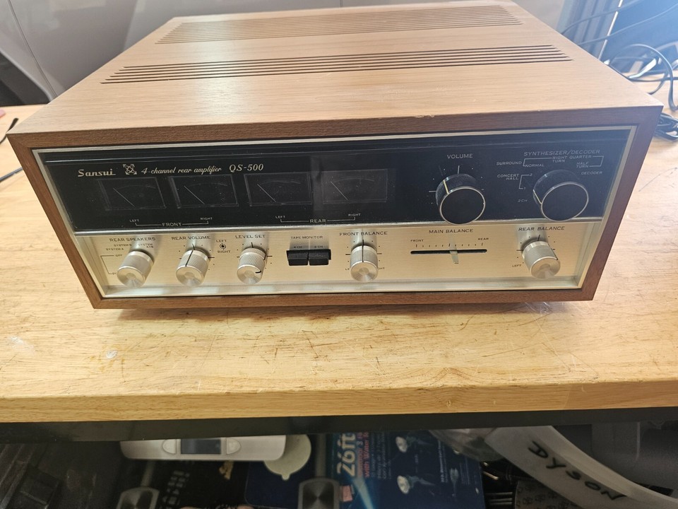 Sansui QS-500 Amplifier Rear Channel Quad Quadraphonic | eBay