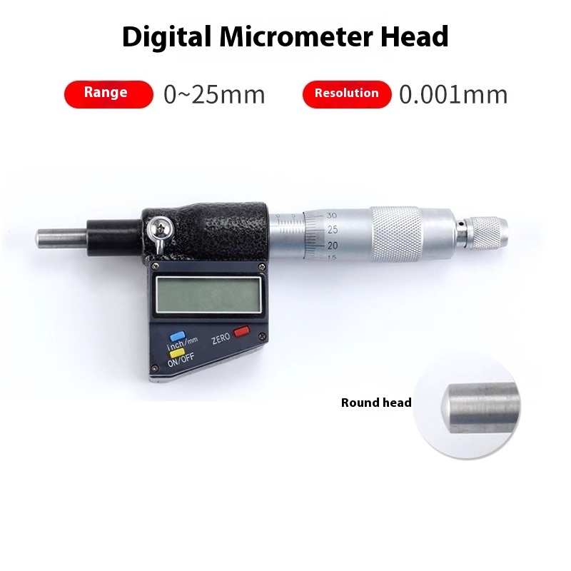 Digital Micrometer Head High Accuracy Cemented Carbide Electric Meter ...