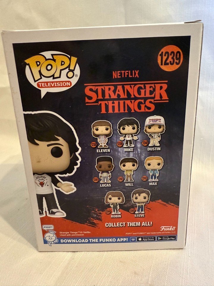 Stranger Things Mike Funko Pop #1239 | eBay Australia