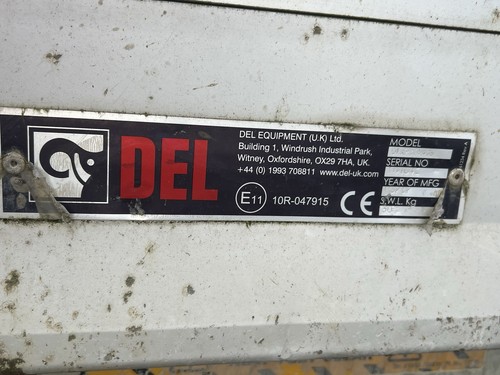 DEL Equipment Tail Lift Box Luton Van OL5OOSCG 500kg | eBay UK