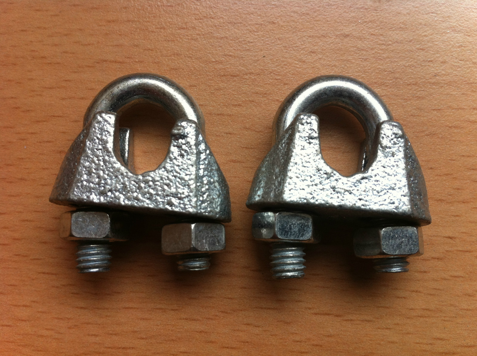 3mm 5mm 6mm 8mm 10mm 12mm Galvanised Wire Rope Clamp U-Bolt Grip 2, 5 ...