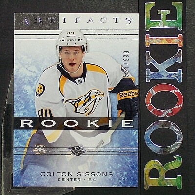 COLTON SISSON /999 RC 2014-15 Artifacts #126 single ROOKIE Predators | eBay