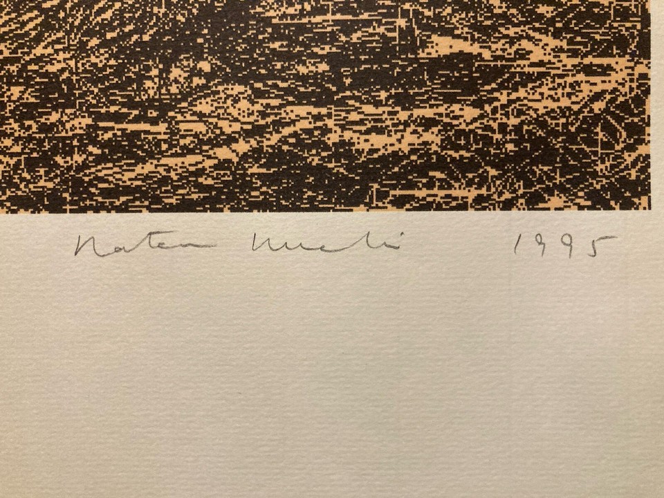 Very Nice Drawing Digital Natan Nuchi Art 1995 Signed Numbered Museum ...