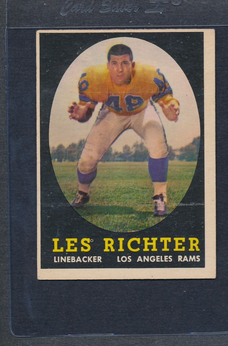 1958 Topps #105 Les Richter Rams EX *1546 | eBay