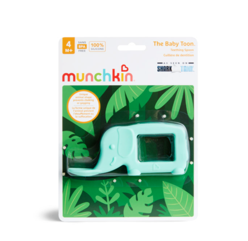 Munchkin The Baby Toon Silicone Teething Spoon Elephant Mint (4 M+) | eBay