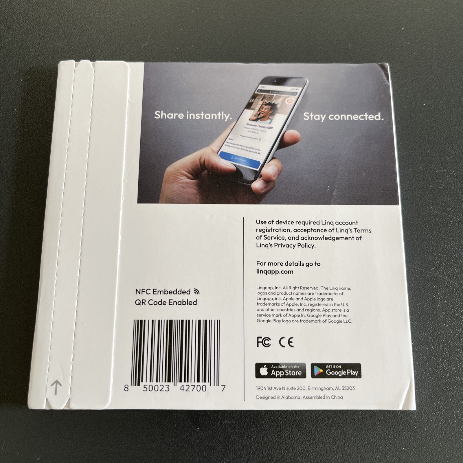 Linq Digital Business Card - Smart NFC and Networking Card (Classic ...