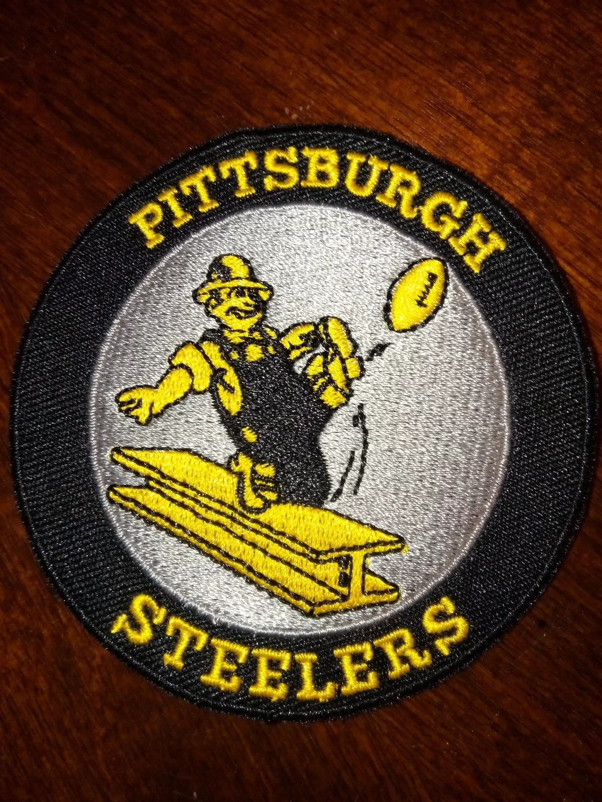 Pittsburgh Steelers Vintage Embroidered Iron On Patch 3" x 3" | eBay