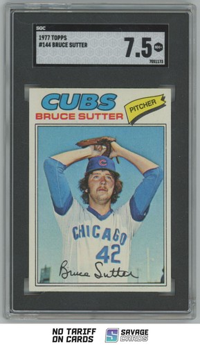 1977 Topps Bruce Sutter RC SGC 7.5 #144 Chicago Cubs | eBay