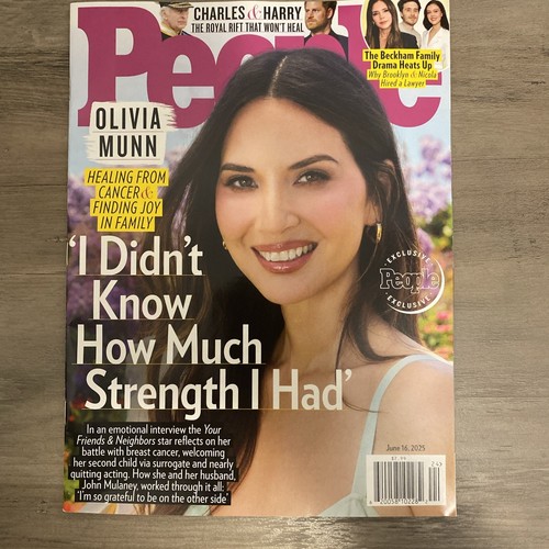 june 16, 2025 People Magazine Olivia Munn sexy cover King Charles ...