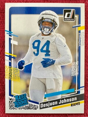 2023 Panini-Donruss #356 - Desjuan Johnson Rated Rookie - Los Angeles ...