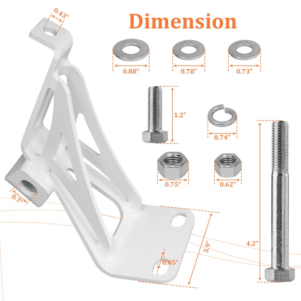 Engine Swap Motor Mount Brackets Small Block For Chevy C10 Truck 305 ...