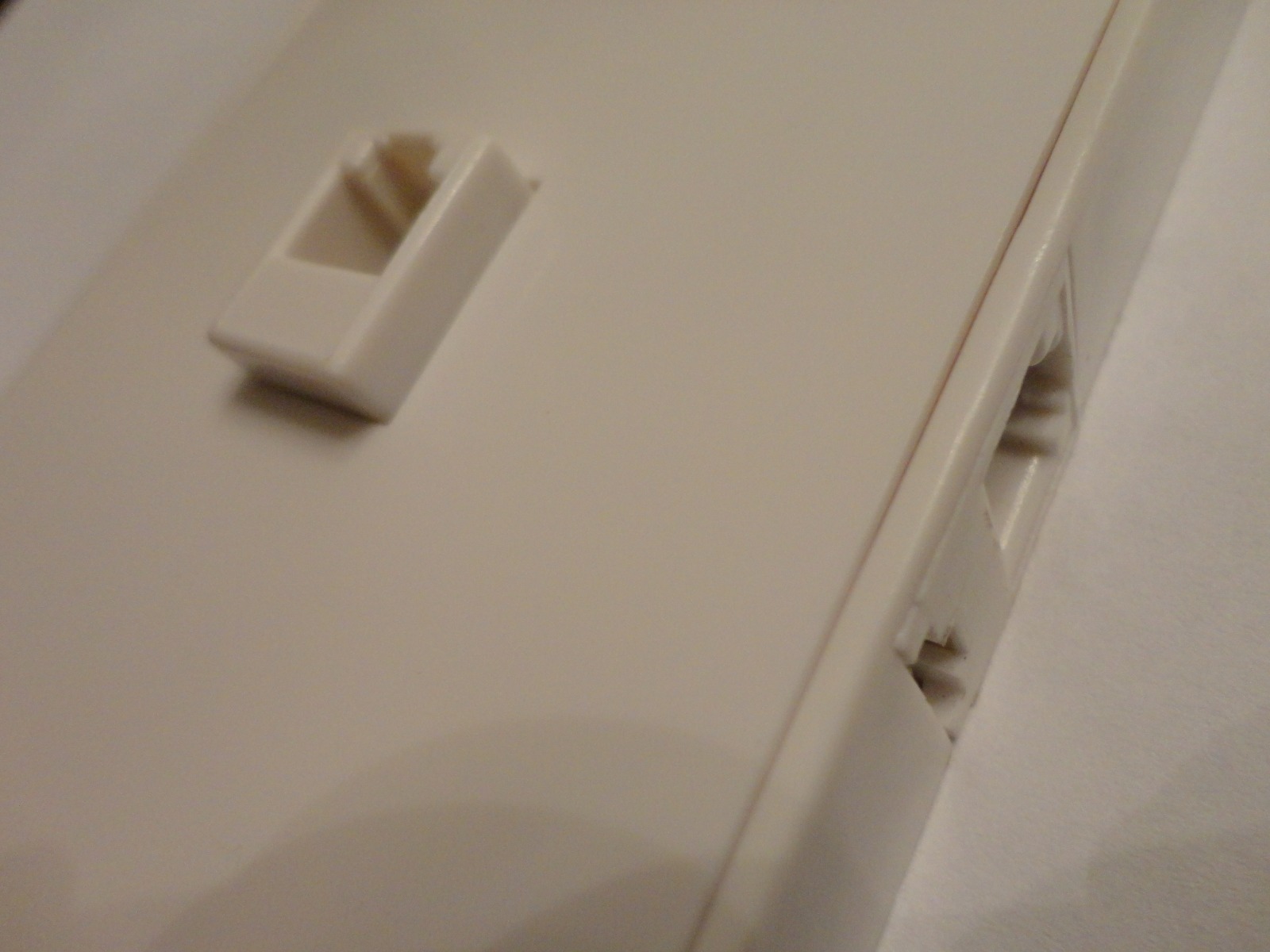 3 WAY Modular Surface Mount Phone Jack Wall Plate Flush Telephone, 4C6P ...