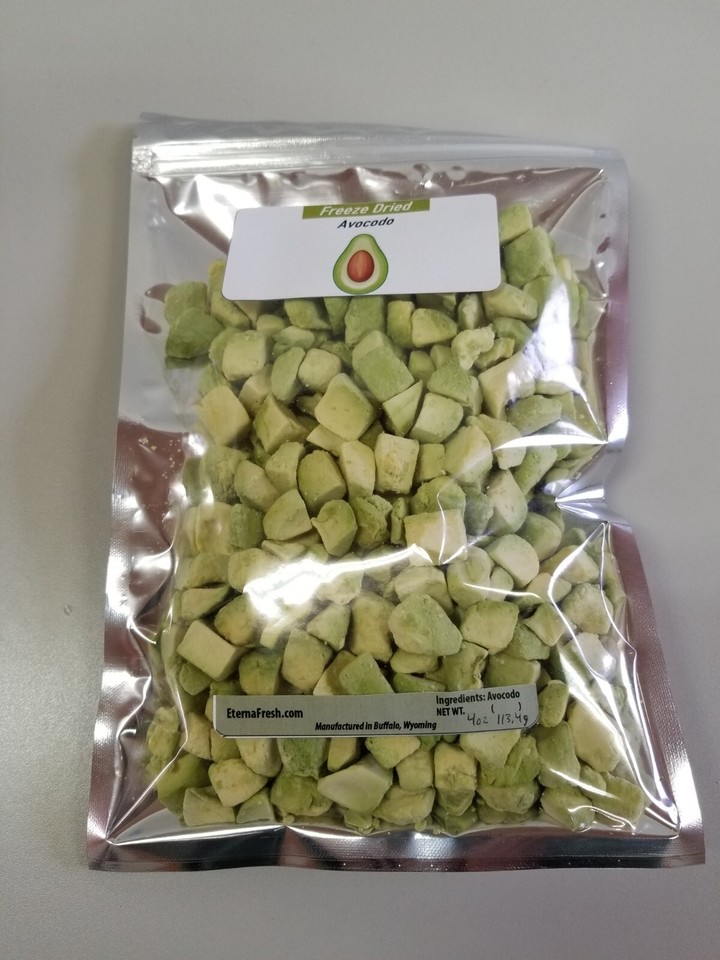 Fresh Freeze Dried Avocado Survival Storage Hiking cooking Food ...