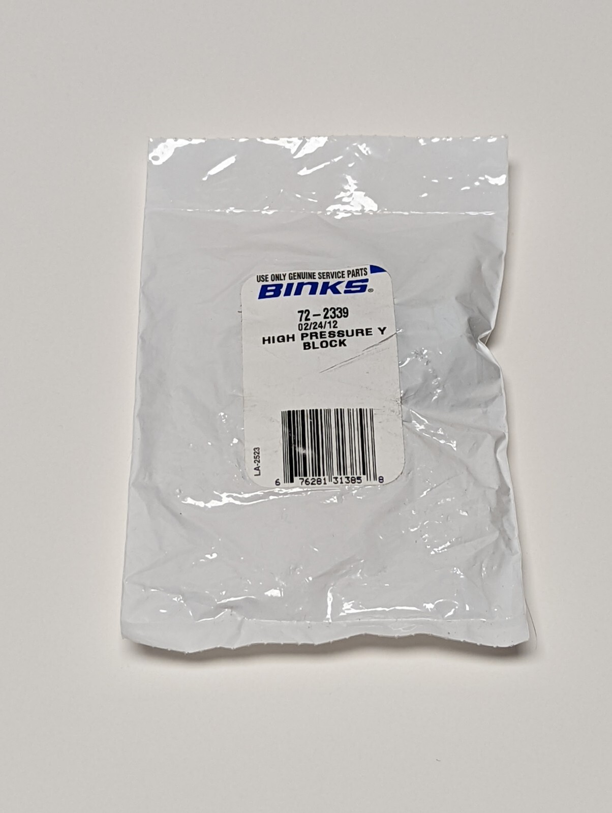 Binks 72-2239 High Pressure Airless Sprayer Recirculation "Y" block | eBay