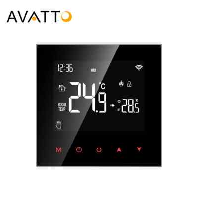 Wireless WiFi RF Smart Programmable Thermostat Gas Boiler Temperature ...