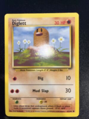 Pokemon Card - Diglett - (47/102) Base Set Common 1999 | eBay