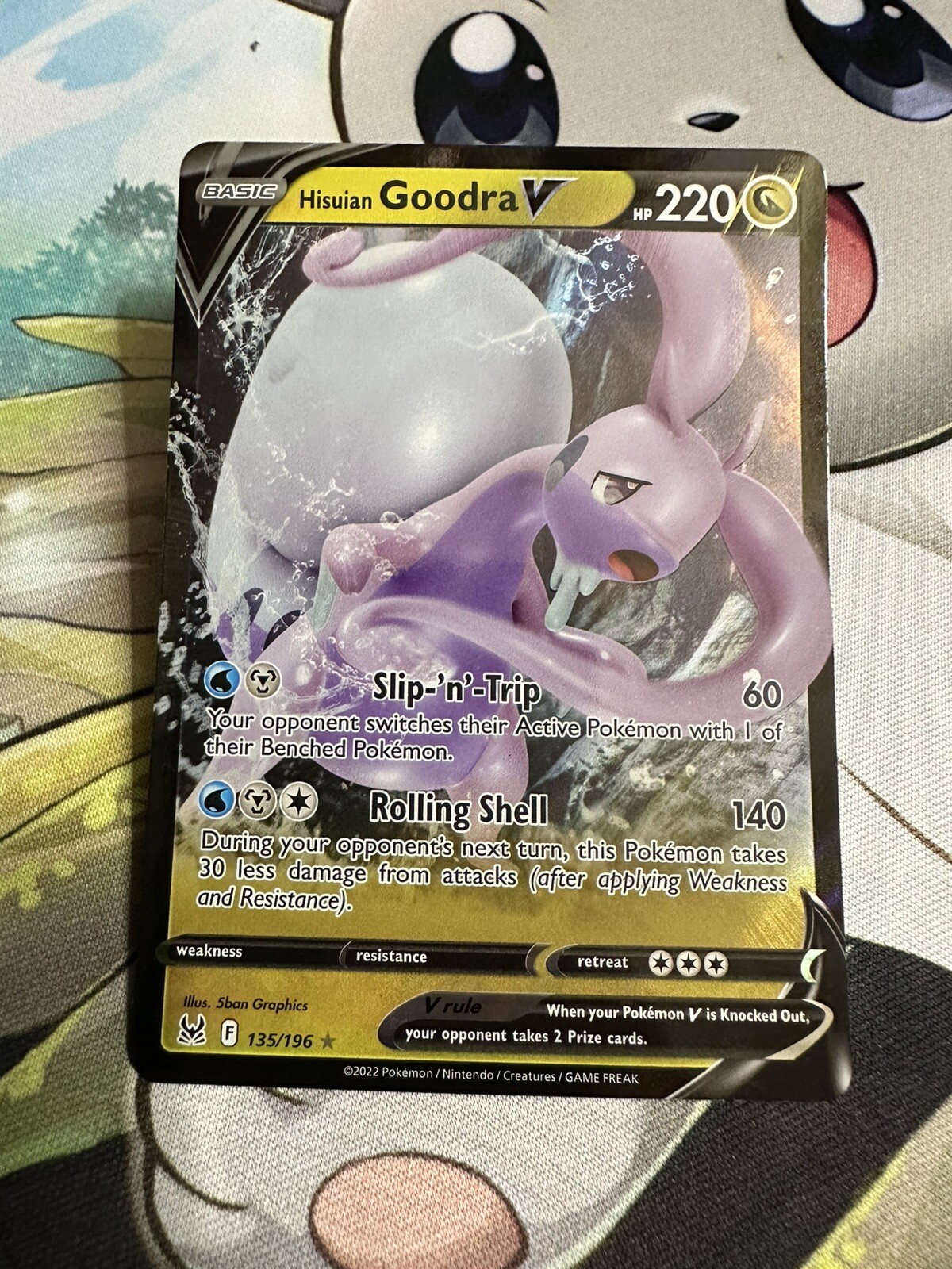 Hisuian Goodra V - 135/196 Ultra Rare Lost Origin Pokemon TCG NM | eBay