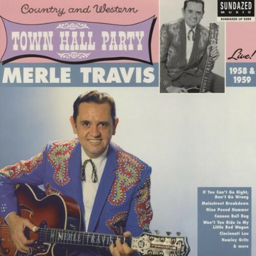 MERLE TRAVIS -LIVE AT TOWN HALL PARTY (LP 2005) NEW *BLACK VINYL**12 ...
