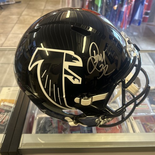 Jamal Anderson Atlanta Falcons autographed throwback FS Rep helmet ...
