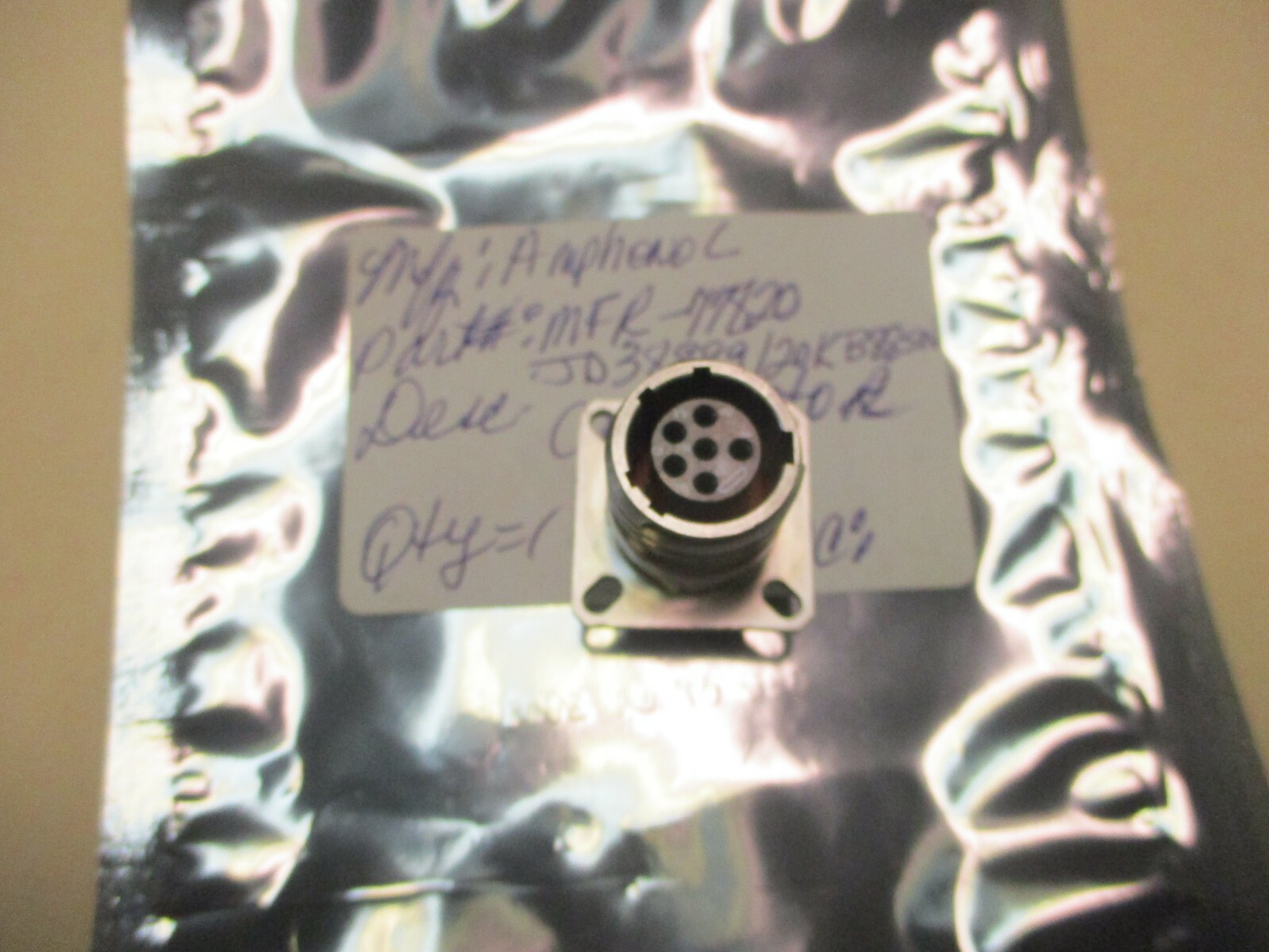 Amphenol MFR-77820 (JD38999/20KB88SN) Connector | eBay