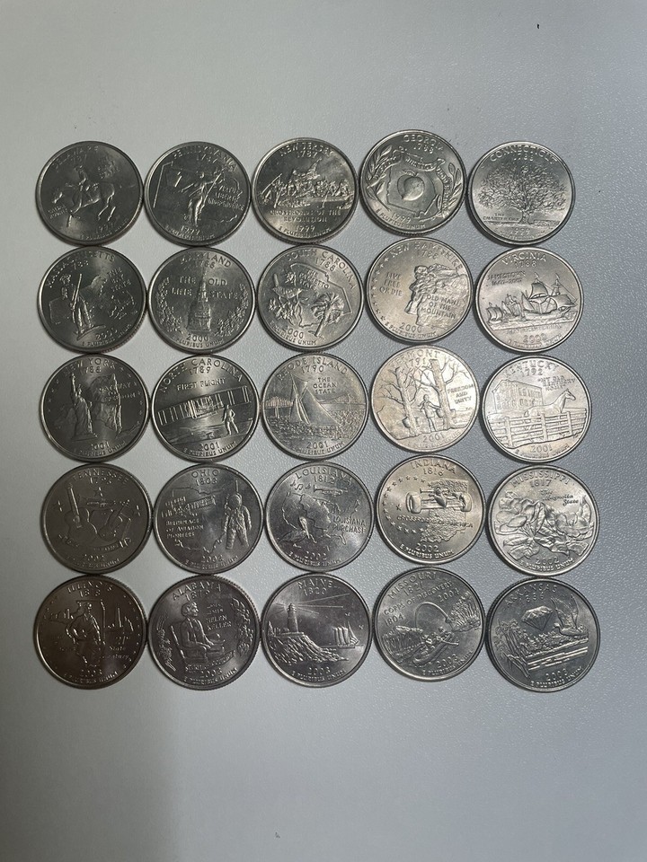 56 US STATE and TERRITORIES Quarters - COMPLETE Set - 1999-2009 | eBay