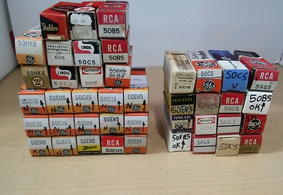 1 X VACUUM TUBE 50HK6, 50CD4, 60FX5, 50B5, 50EH5, 50C5, + MORE L#52 | eBay