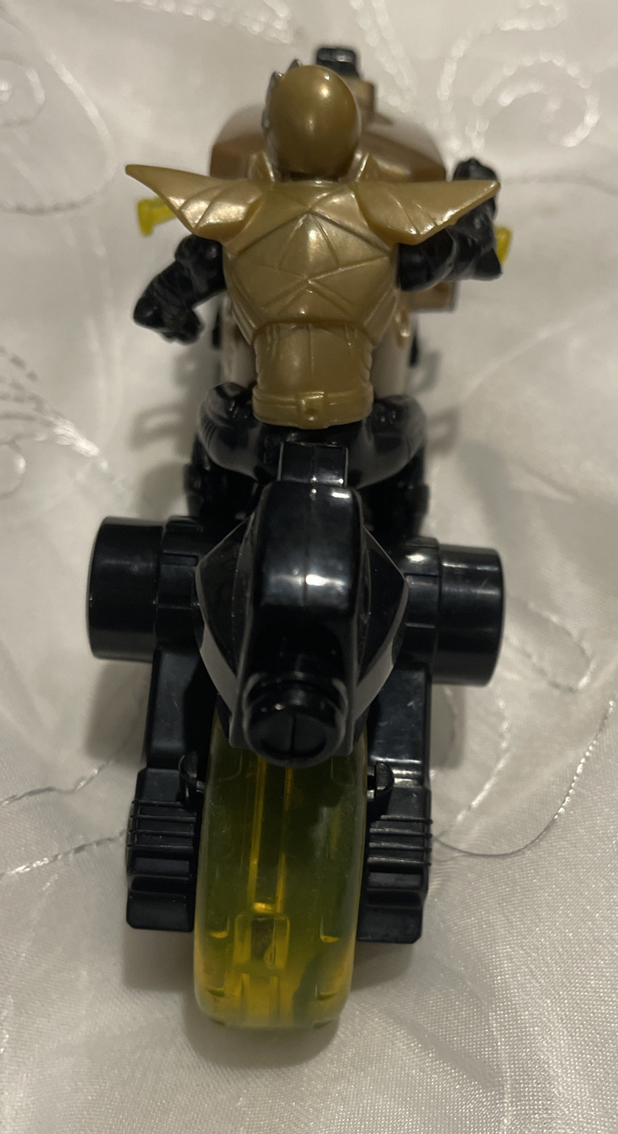 SCG PR Power Rangers Gold Motorcycle Bike With Sitting Rider Action ...