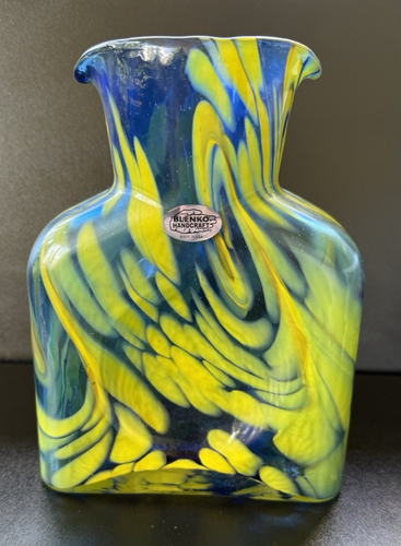 Blenko Glass Water Bottle 384 - Special Edition - Starry Night | eBay