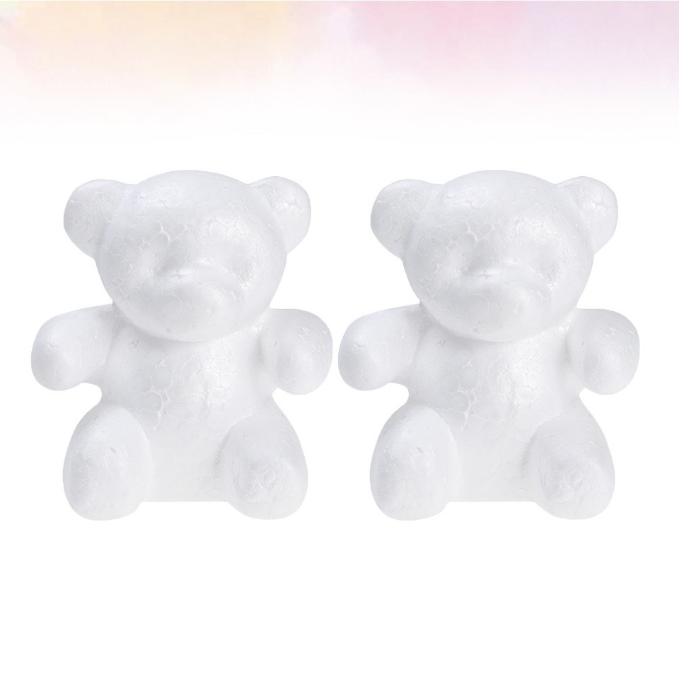 2 Pcs Bear Valentine's Day Mini Craft Mould Bears for Valentines | eBay ...