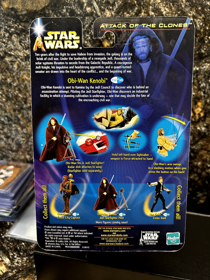 Obi-Wan Kenobi "Jedi Starfighter Pilot" AOTC Star Wars #36 by Hasbro ...