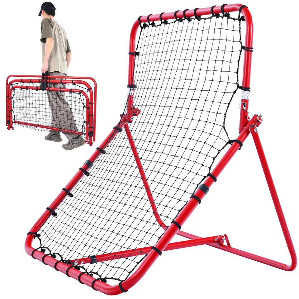 Baseball Rebounder Net Heavy Duty PitchBack Net Pitching Fielding ...