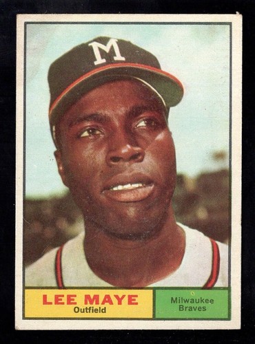 1961 Topps Baseball Card #84 Lee Maye Milwaukee Braves EX *a | eBay