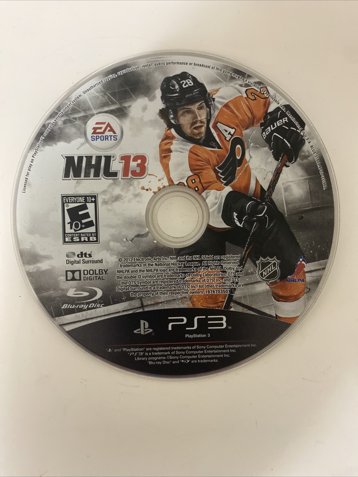 NHL 13 (Sony PlayStation 3, 2012) Disk Only 14633197679| eBay