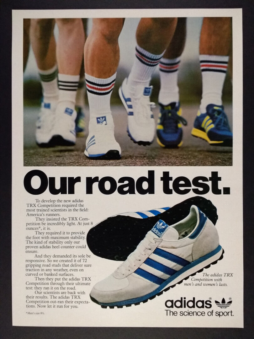 1979 Adidas TRX Competition Running Shoes vintage print Ad 1979 Adidas TRX Competition Running Shoes vintage print Ad